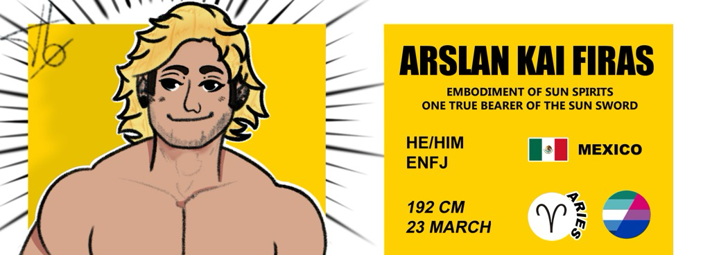 [ONE SHOT] – ARSLAN CHARACTER SHEET – Th0ru’s Blog